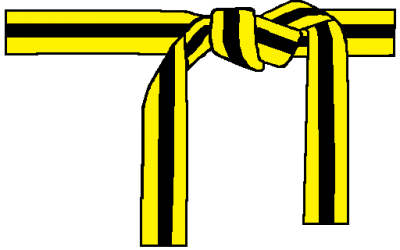Yellow Belt w/ Black Stripe | Academy of Classical Karate